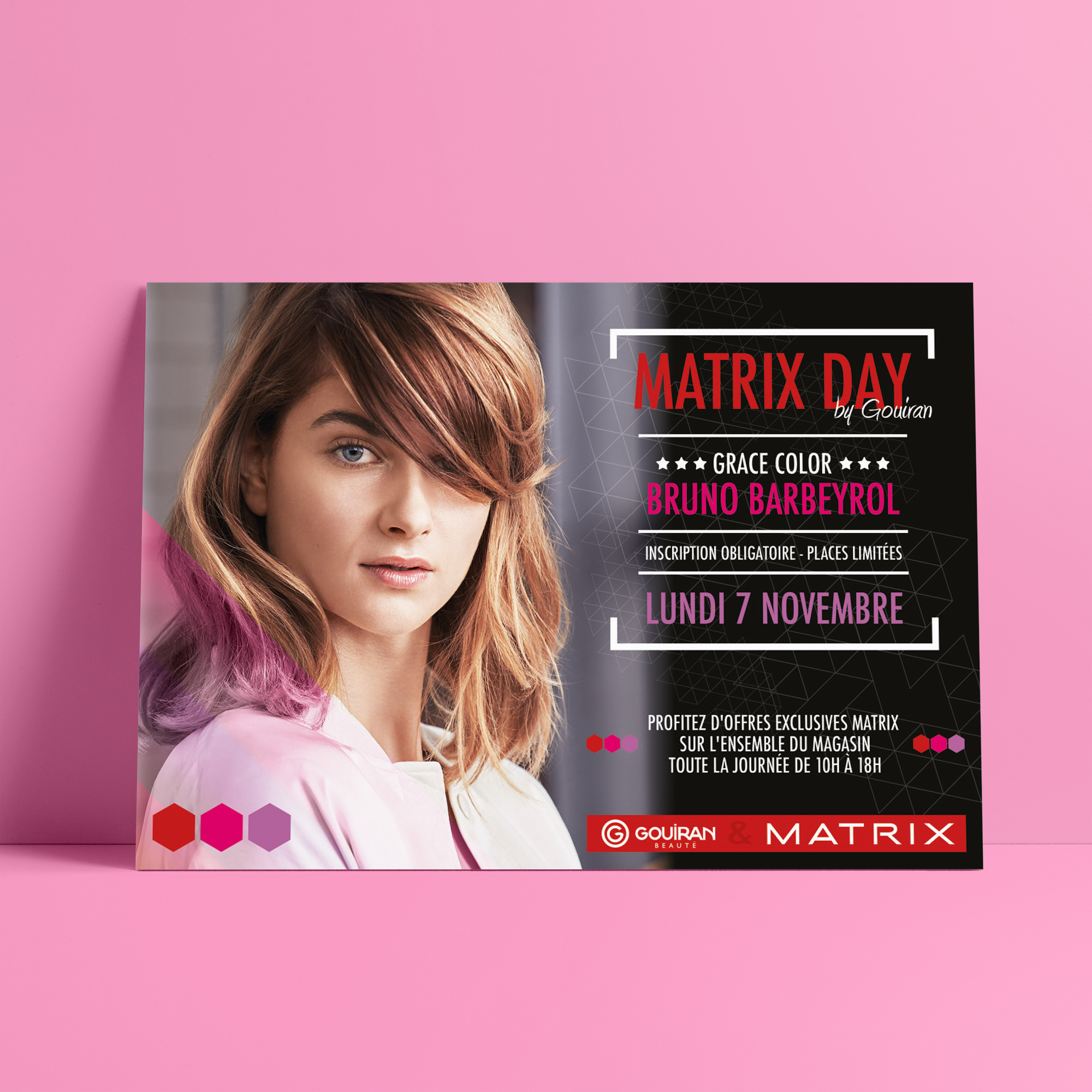 Matrix – Produits de coiffure – Flyer – de 2015 à 2016 | Evelyne Nico